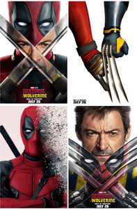 Poster 4 Combo Deadpool & Wolverine Poster for Home Office and Student ...