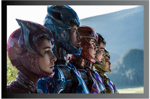 Power Rangers Frame Poster For Room Synthetic Wood Gloss Lamination F33 ...