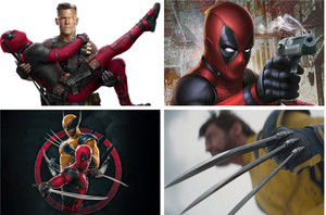 Poster 4 Combo Deadpool & Wolverine Poster for Home Office and Student ...