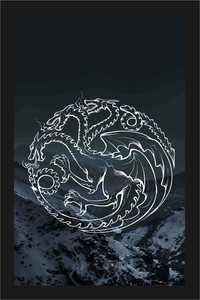 Game of Thrones GOT Poster with A4 Size Frame F-751 Paper Print ...