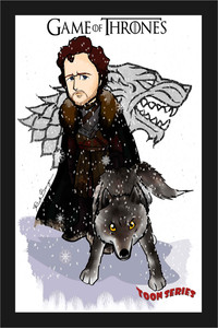 Game of Thrones GOT Poster with A4 Size Frame F-667 Paper Print ...