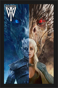 Game of Thrones GOT Poster with A4 Size Frame F-554 Paper Print ...