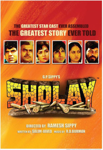 Poster Sholay Fine Art Print sl12267 (Large Poster, 36x24 Inches ...