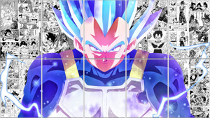 "Vegeta Unleashed: Wall Collage Posters" || Set of 10 Posters || Size ...