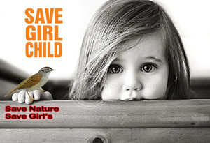 Poster Save Girl Child sl-10105 (Wall Poster, 13x19 Inch, Matte Paper ...