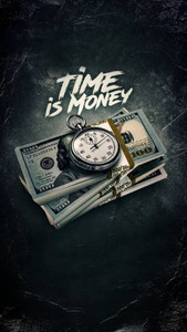 TIME IS MONEY DESIGN POSTER Paper Print - ANSHUL DICAPRIO posters - Art ...