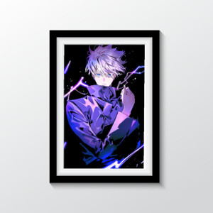 GOJO SATORU JUJUTSU KAISEN FRAMED POSTER| A4 SIZE FRAME|ROCKERY FRAMES ...