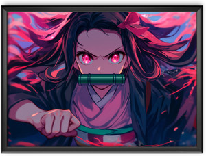 Nezuko Kamado | Demon Slayer - Anime Framed Posters (Black Framed ...