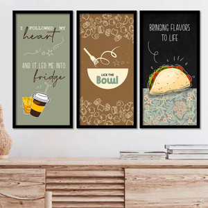Restaurant Quotes Wall Posters for Hotel Cafeteria - Food Posters with ...