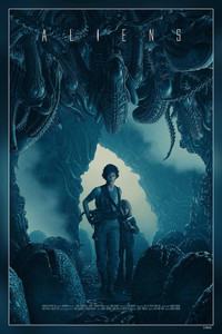 Movie Aliens Sigourney Weaver H R Giger Aoslskd Matte Finish Poster P ...