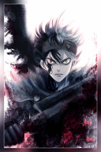 Asta Black Clover Anime Series Matte Finish Poster P-15478 Paper Print ...