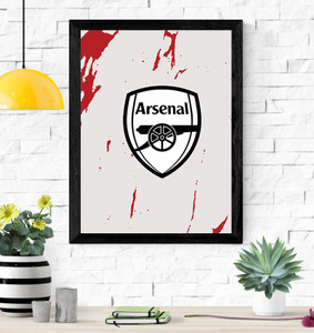 Arsenal FC Team Logo Framed Poster Paper Print - Sports posters in ...