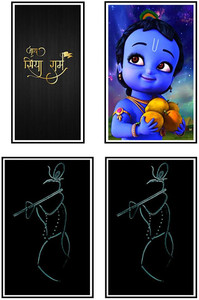 'Spiritual / Gods Posters' (Pack of 4) for Room & Office Paper Print ...