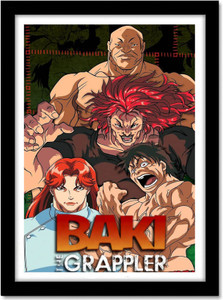 Naruto Baki framed Poster for Room & Office(10x13 inch,Framed) Paper ...