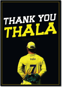 MS Dhoni I CSK I Farewell DHONI I Enga Thala Dhoni I Wall Poster A3 ...