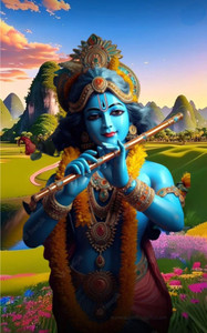 Shri Krishna Wall Poster | krishna poster for home decoration | 12*18 ...