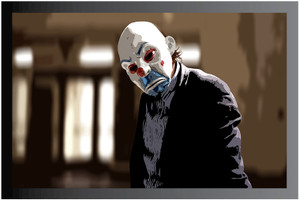 Joker Frame Poster For Room Synthetic Wood Gloss Lamination F147 Paper ...