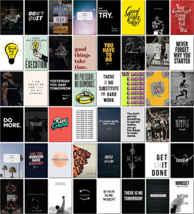 Motivational Inspirational Wall Collage Kit Posters for Room Wall ...