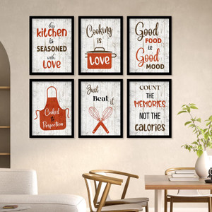 Restaurant Quotes Wall Posters for Hotel Cafeteria - Food Posters with ...