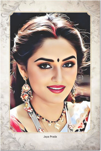 Jaya Prada Poster, Vintage Bollywood Actress Poster, Super Star Poster ...