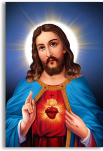 Jesus Christ Poster HD God Religious Poster For Pooja Room Office Decor ...