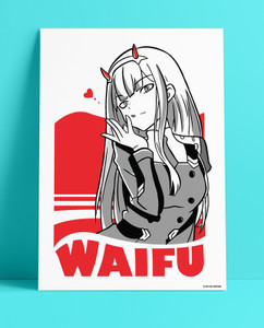 YAA - Waifu : Zero Two New Premium Design Anime Series Poster 01 (12 ...