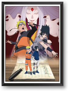 ANIME POSTER FRAME | NARUTO | - Black Wall Poster Framed For Home And ...