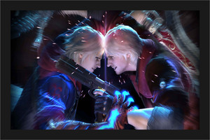 Devil May Cry DMC Game Poster with A4 Size Frame F-277 Paper Print ...