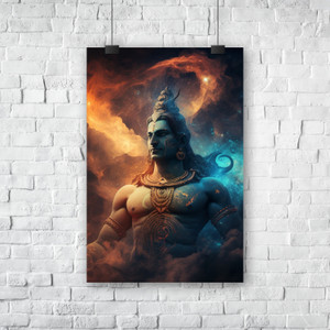 Lord Vishnu Swami Narayan | Unframed Paper Wall Poster | 12 x 18 inch ...