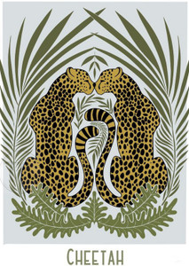 Cheetah Poster | Cheetah Posters for Room | Unframed | With Self ...