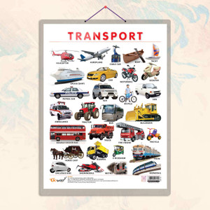 TRANSPORT CHART HARD LAMINATED | "Gowoo's Transport Discovery" Paper ...