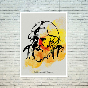 Decorative Rabindranath Tagore Poster For Office Decor & Room.Wall ...