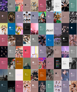 Set of 80 bts wall collage kit posers | kpop posters | size : 11.9x8.3 ...