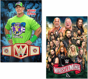 WWE Posters for Wall Decoration (12 x 18 inch), WWE Wall Poster ...