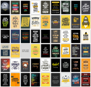 Pack of 54 Motivational Aesthetic Wall Collage kit Posters | Posters ...