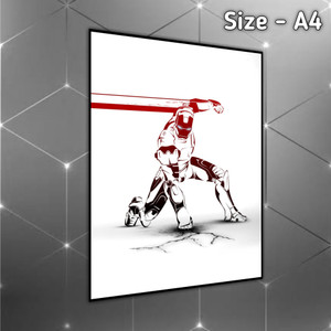 IRON MAN PAUNCH A4 SIZE STICKER WALL POSTER Paper Print - Movies ...