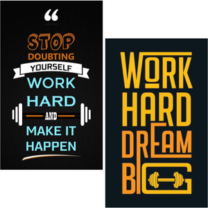Combo Pack of 2 HD Motivational Wall Posters and Inspirational Quotes ...