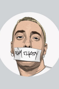 Eminem Rapper Poster for Room Wall Decoration, Size - 12 X 18 inches ...