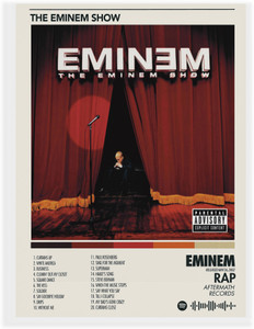 Eminem The Eminem Show Posters| Home Décor Hip hop Wall Poster ...
