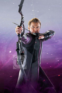 Superhero Hawkeye Poster, Unframed, With Double Sided Tape Paper Print ...
