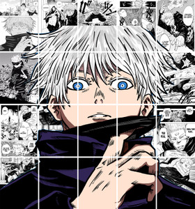 Gojo Satoru Manga Collage Kit: Unleash the Power with 20 Posters ...