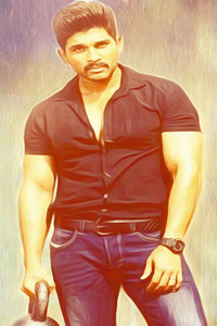 ALLU ARJUN Motivational Poster on 300gsm US Imported Paper With Gloss ...