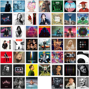 Pack of 48 Music Albums Aesthetic Wall Collage kit Posters | Posters ...