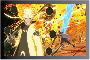Naruto Poster with Frame Gloss Lamination M32 Paper Print - Animation ...