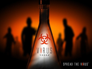 Poster Virus Vodka sl1130 (Plastic Large Wall Poster, 36x24 Inches ...