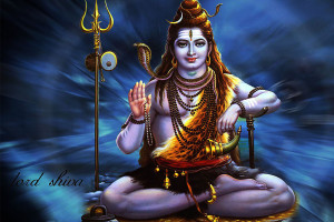 Shiv Ji Poster on 300gsm With Gloss Lamination (Unframed) With 3M ...