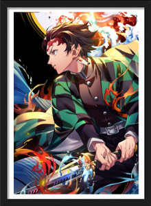Tanjiro Kamado | Demon Slayer Framed Poster | Anime Framed Posters ...