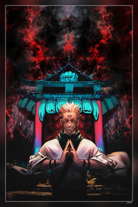 Ryomen Sukuna Domain Expansion Art Fictional Character Cool Matte ...