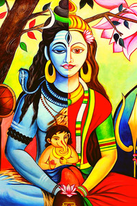 Shiv ji Poster Shiv Parvati,Mahadev,Mahakal,Bholenath,Lord Shiva, Hindu ...