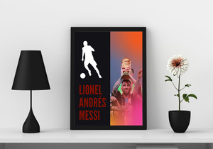 Lionel Messi Wall Poster, Pack of 1 Paper Print - Sports, Quotes ...